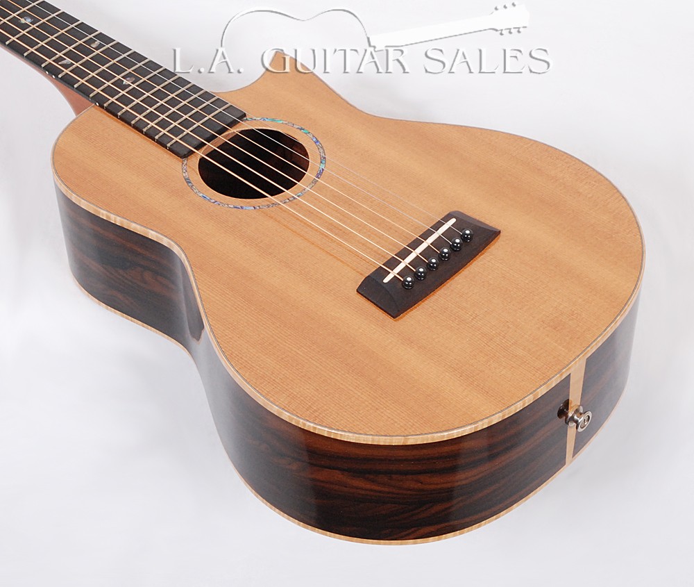 Go Guitars Parlor Full Custom Ziricote Spruce with Florentine Cutaway