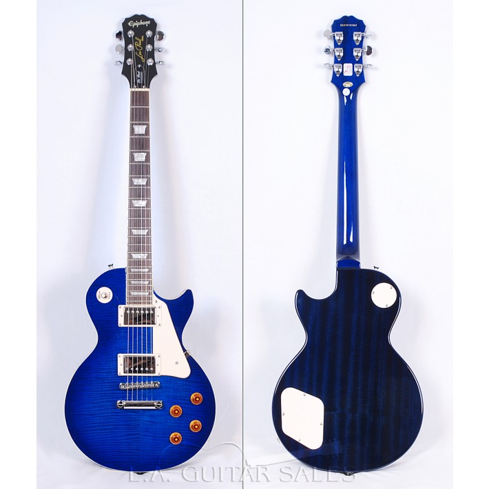 Epiphone Les Paul Standard Plus Top Translucent Blue