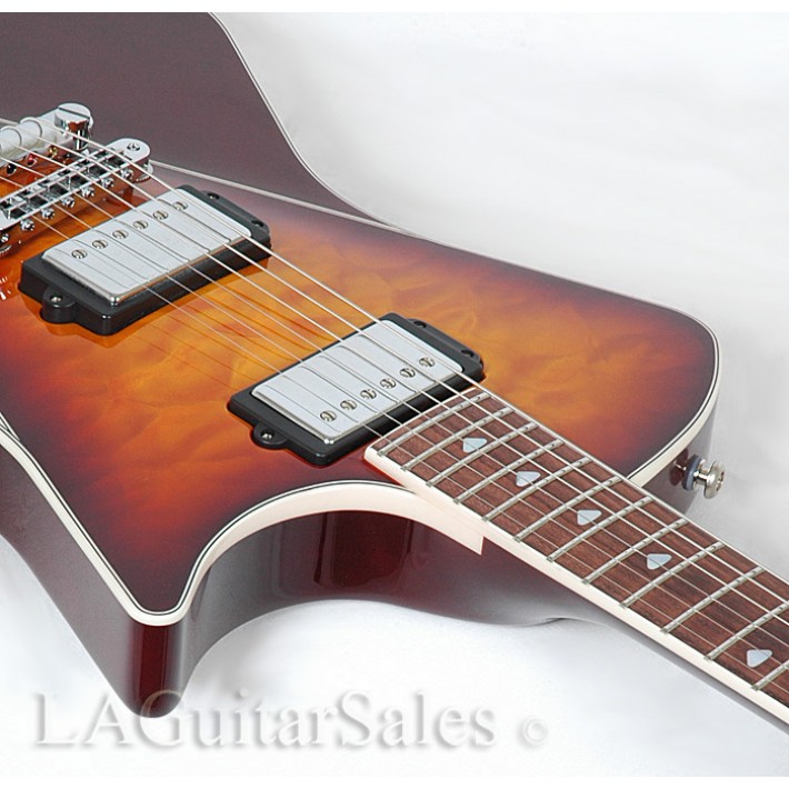 Music Man Armada Flame Sunburst Electric Guitar With Hardshell Case