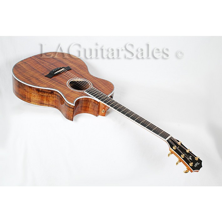 Taylor Custom Koa Grand Auditorium / Florentine Cutaway / Abalone Trim ...