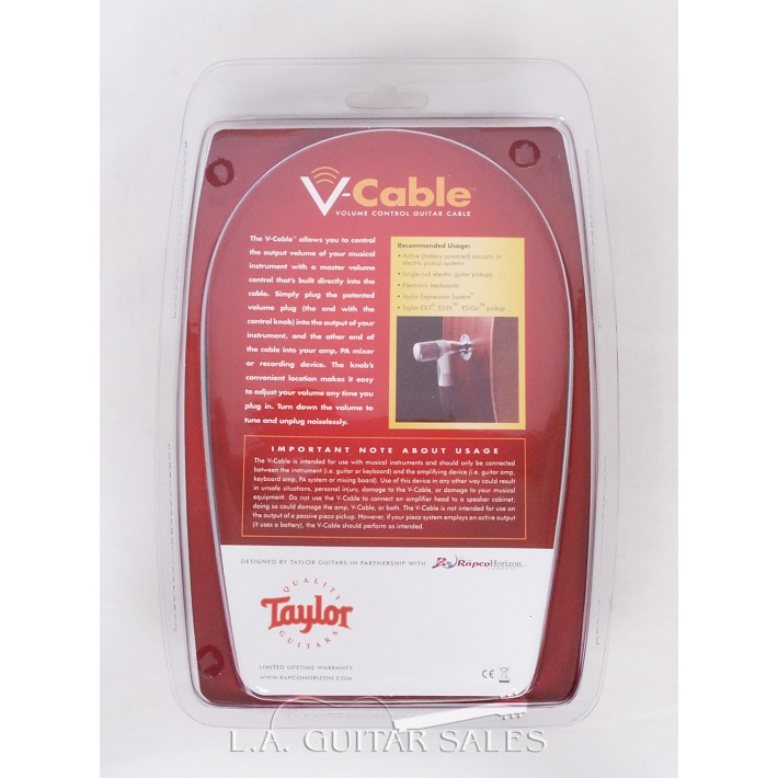 Taylor Guitars V-Cable 18' Model #8085